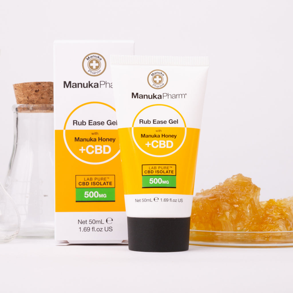 CBD Rub Ease Gel - 500mg - Manuka Pharm